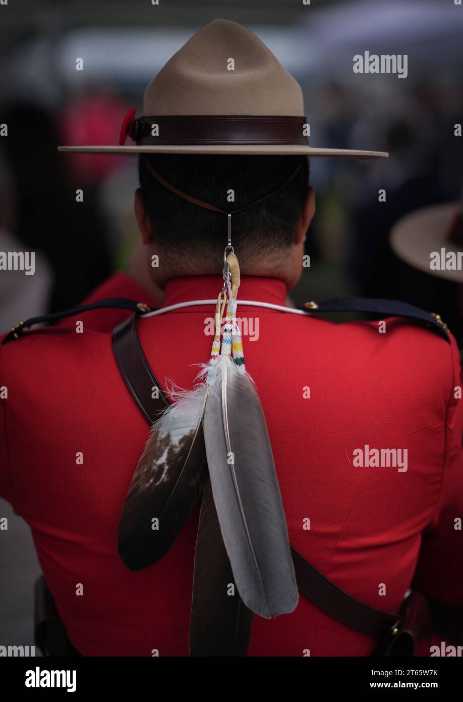 Vancouver, Canada. 08th Nov, 2023. RCMP Cpl. Anthony Cameron, who is ...