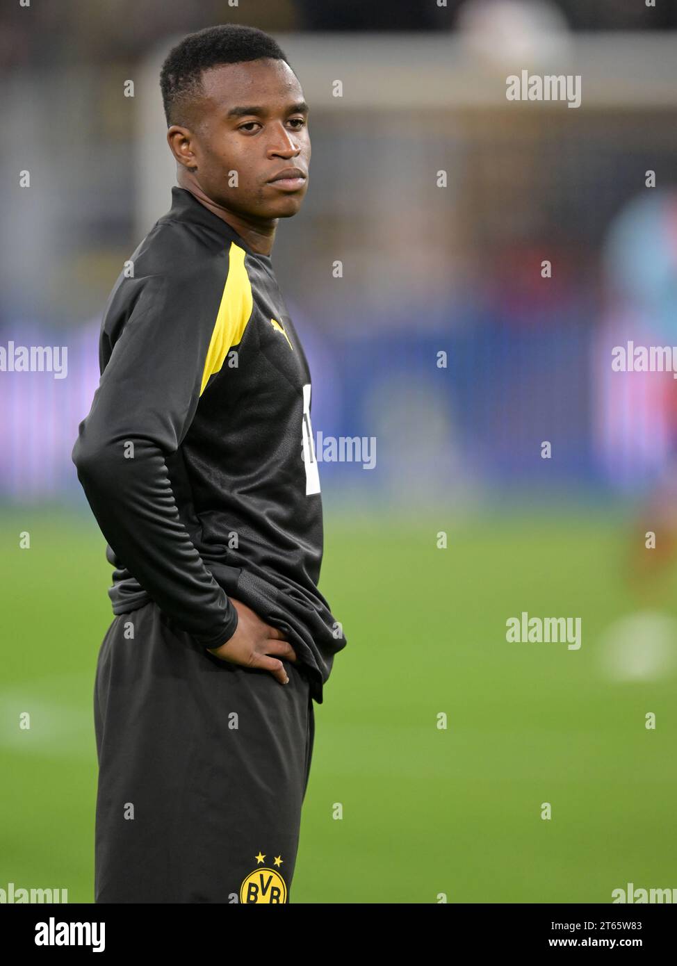 DORTMUND - Youssoufa Moukoko of Borussia Dortmund during the Bundesliga ...