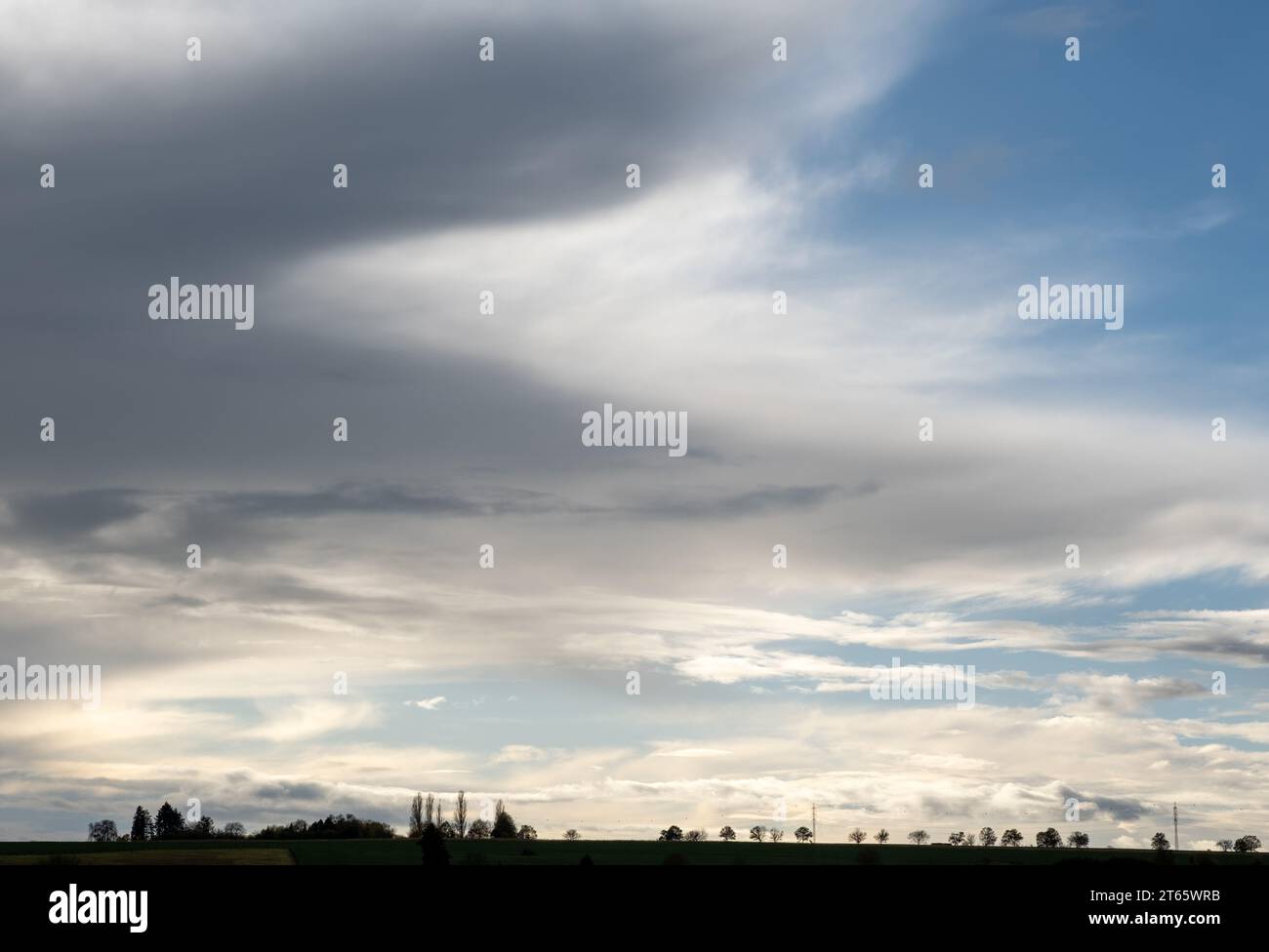 Rain clouds over sky hi-res stock photography and images - Alamy