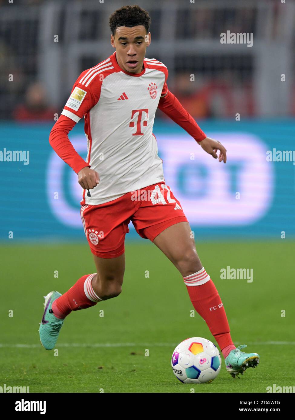 DORTMUND - Jamal Musiala of FC Bayern Munchen during the Bundesliga ...