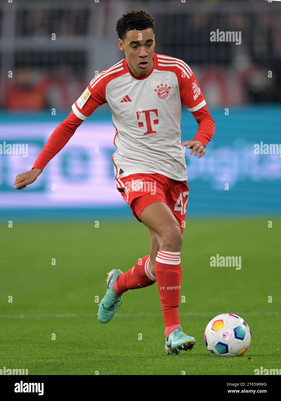 DORTMUND - Jamal Musiala of FC Bayern Munchen during the Bundesliga ...