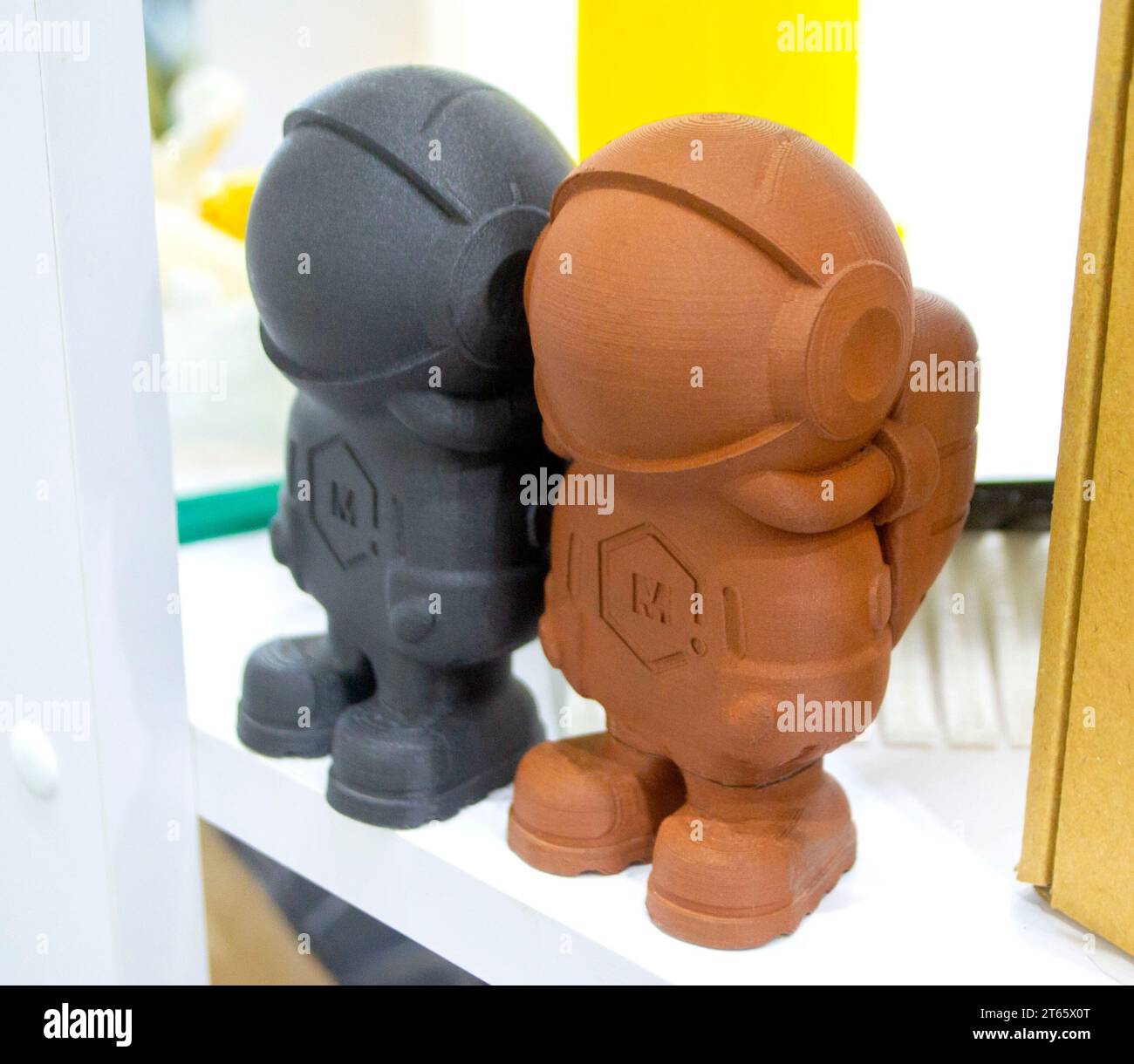 Art objects printed on 3D printer. Model printed on 3D printer from ...