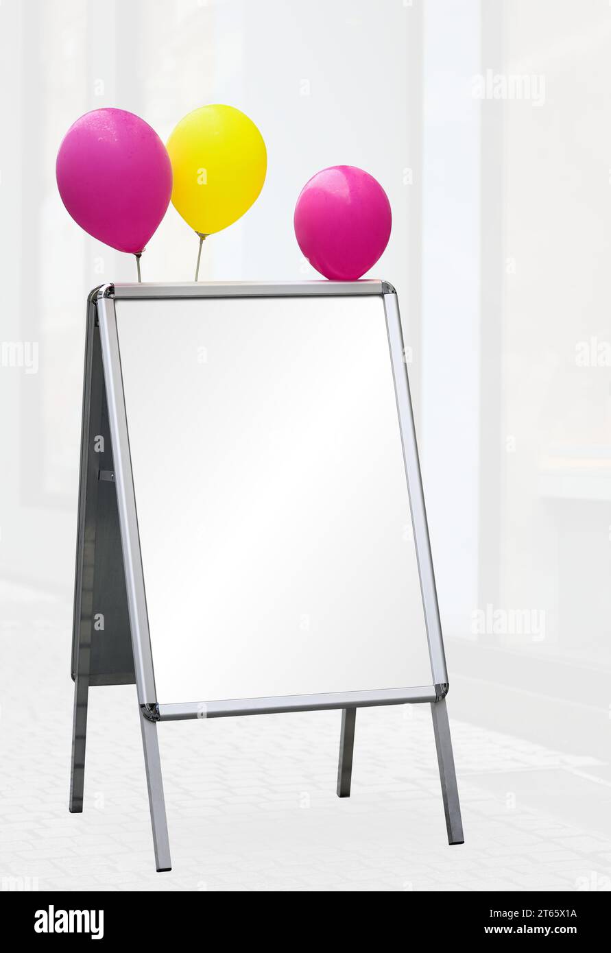 Advertising advertisement sign also customer stopper sandwich board for ...