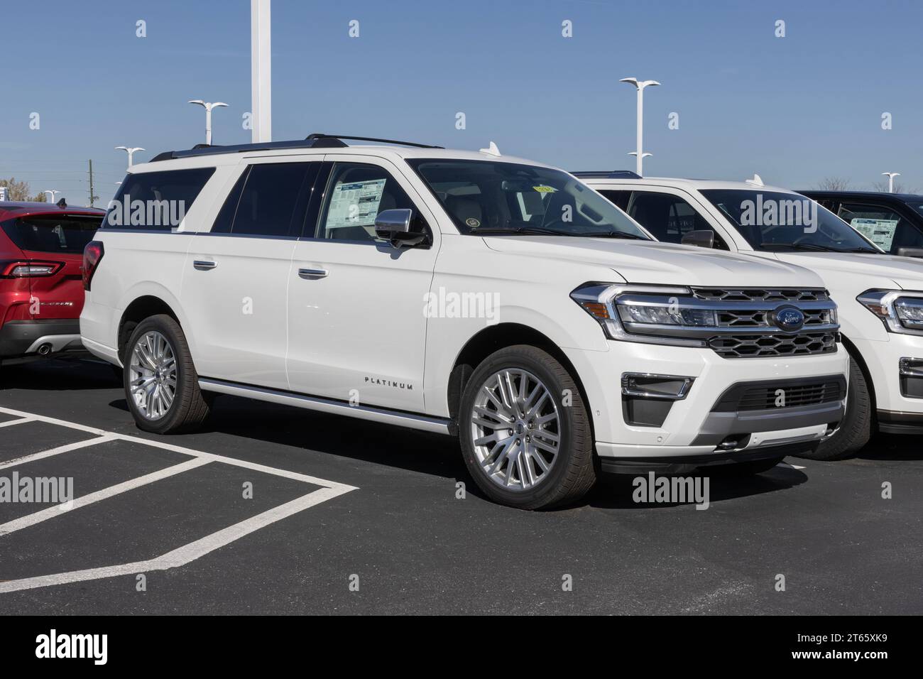 Plainfield - November 5, 2023: Ford Expedition Platinum 4X4 display ...