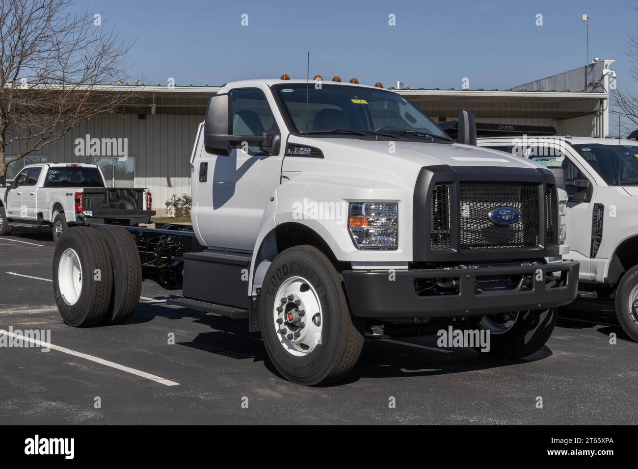 Plainfield - Nov 5, 2023: Ford F-650 SD Gas Straight Frame display ...