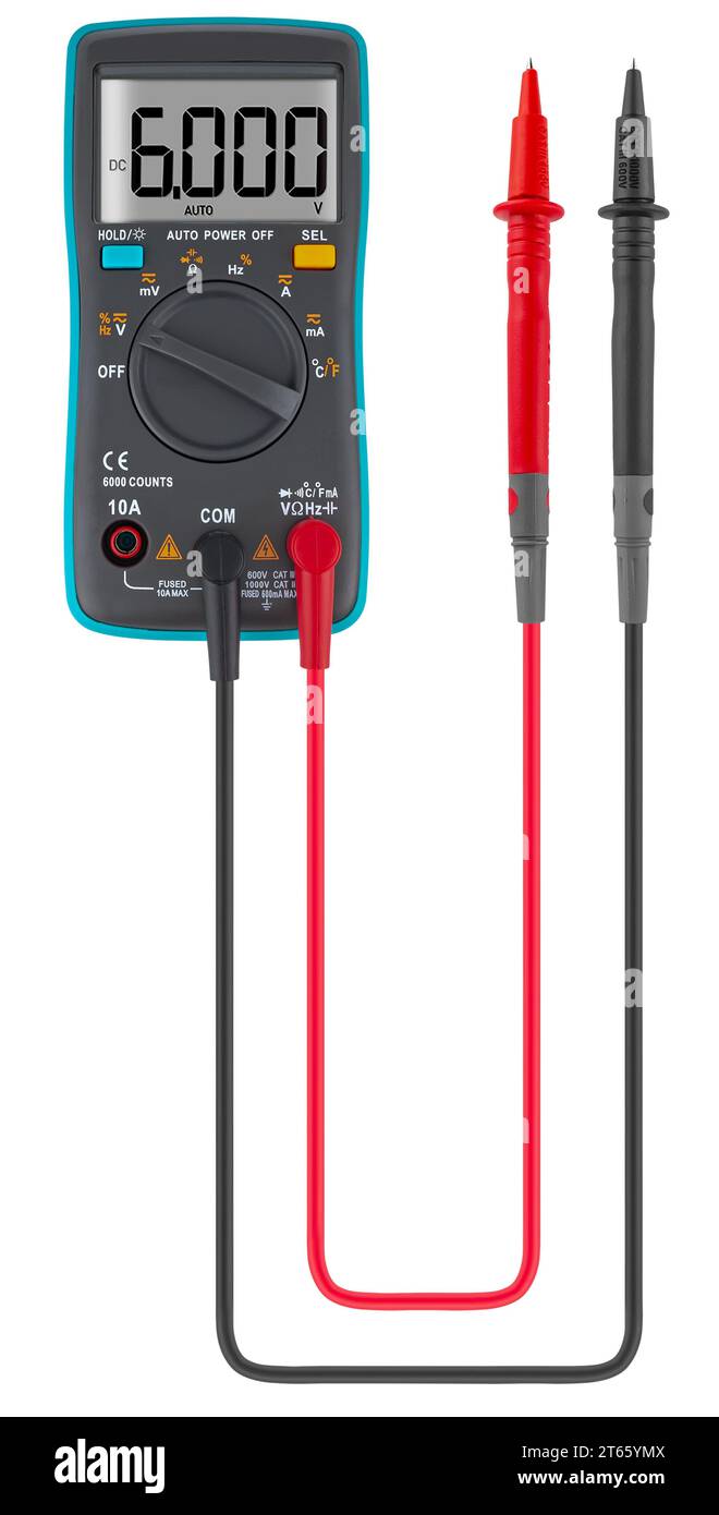 multimeter, measuring instrument of various characteristics of an ...