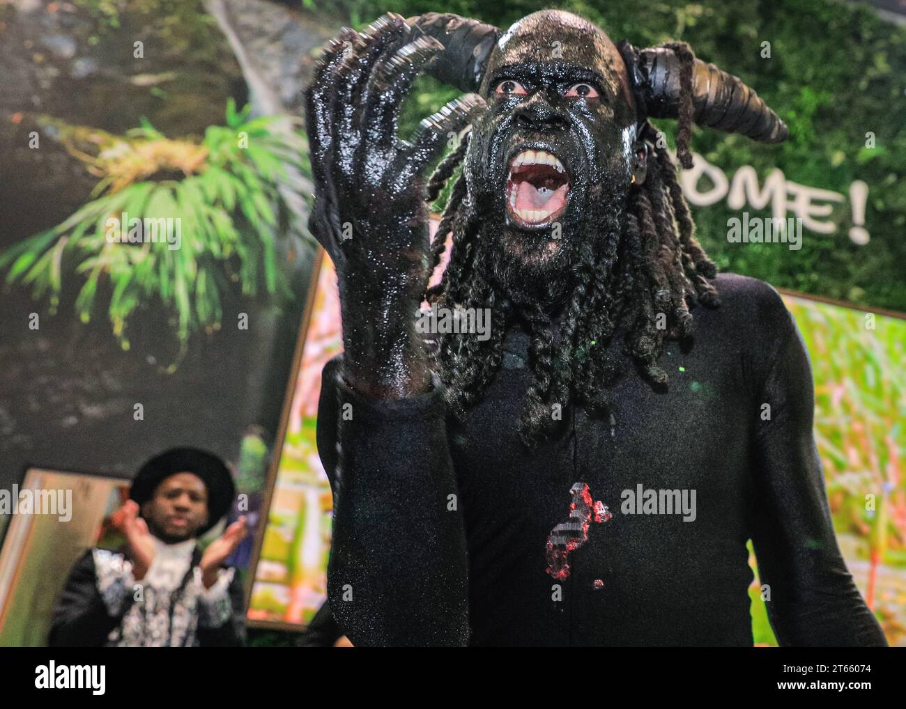 London, UK. 08th Nov, 2023. At Tobago and Beyond, a Jab Molassi (also ...