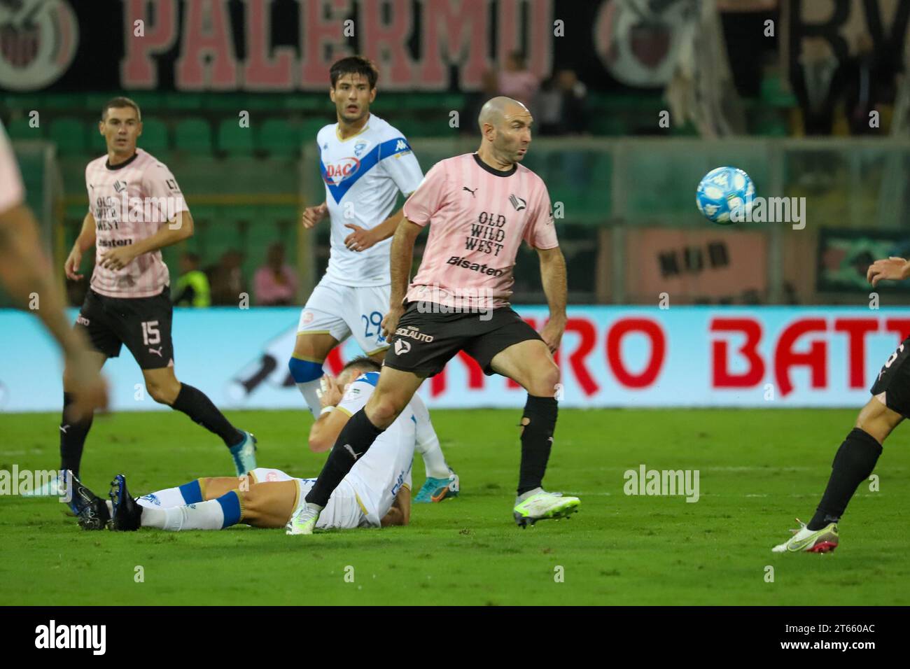 Palermo, Italy. 08th Nov, 2023. Fabio Lucioni (Palermo F.C.) during the ...