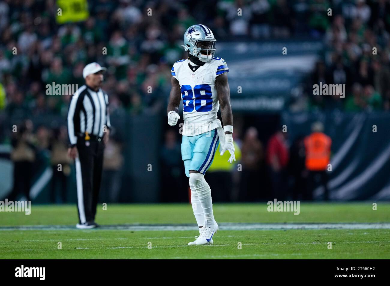 Dallas Cowboys' CeeDee Lamb in action during an NFL football game ...