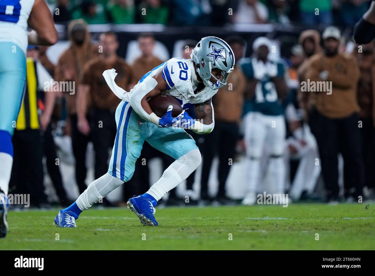 Dallas Cowboys' Tony Pollard in action during an NFL football game ...