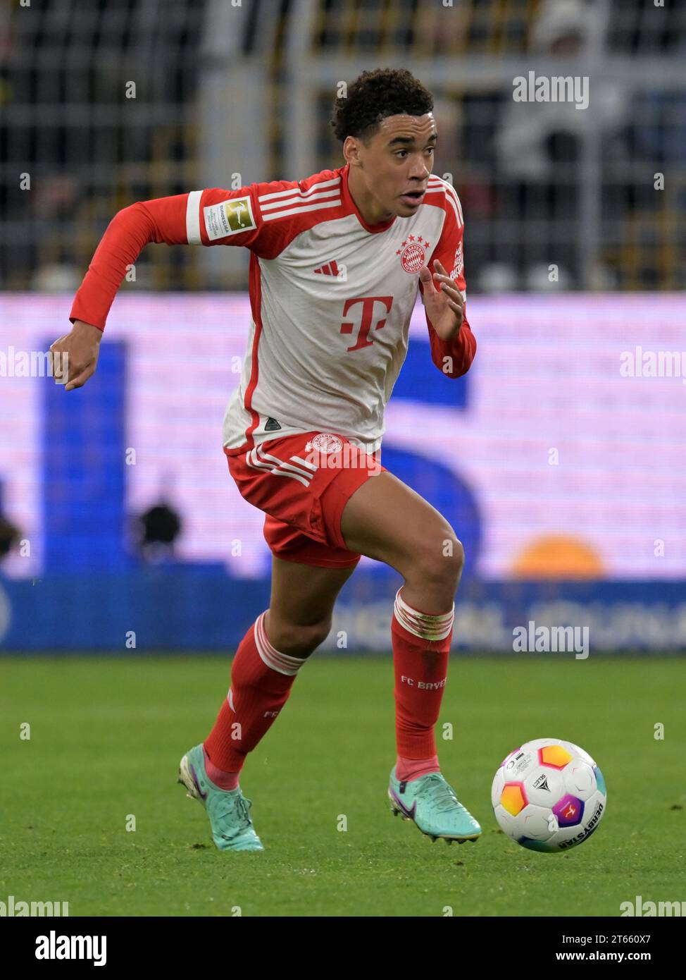 DORTMUND - Jamal Musiala of FC Bayern Munchen during the Bundesliga ...