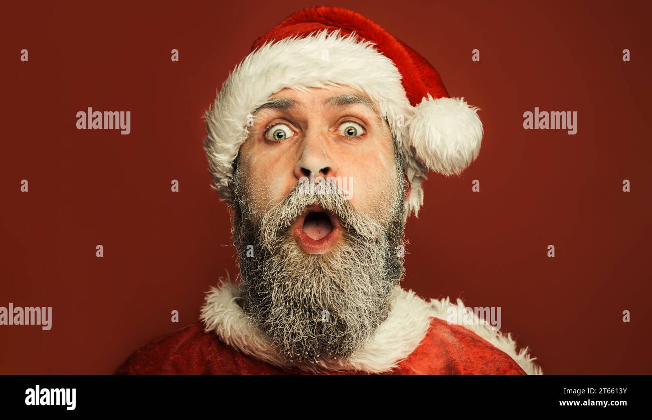 Amazed bearded man in hi-res stock photography and images - Alamy