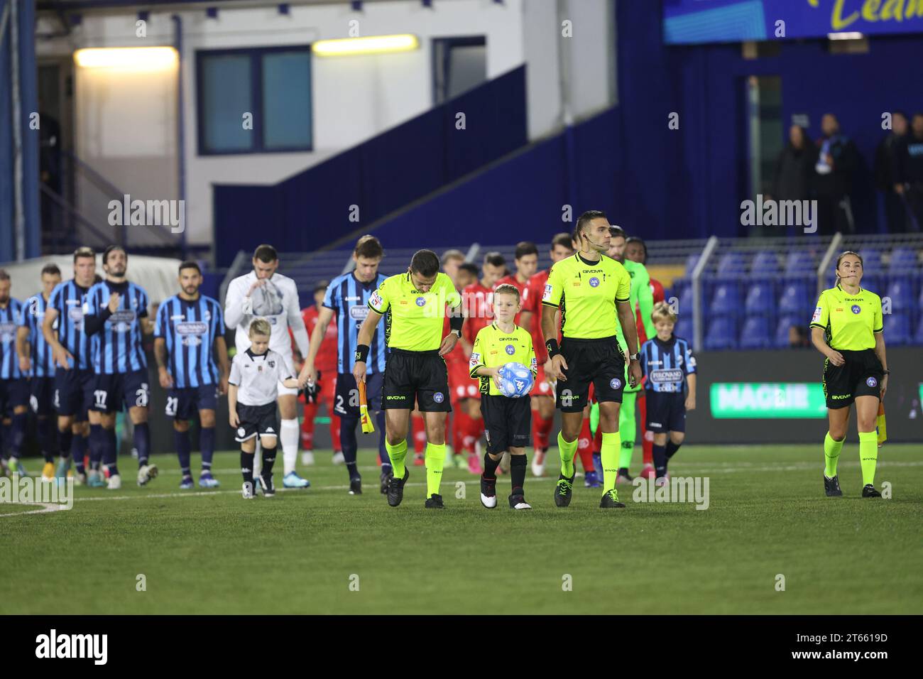 Lecco, Italy. 08th Nov, 2023. Marco Monaldi di Macerata, referee ...