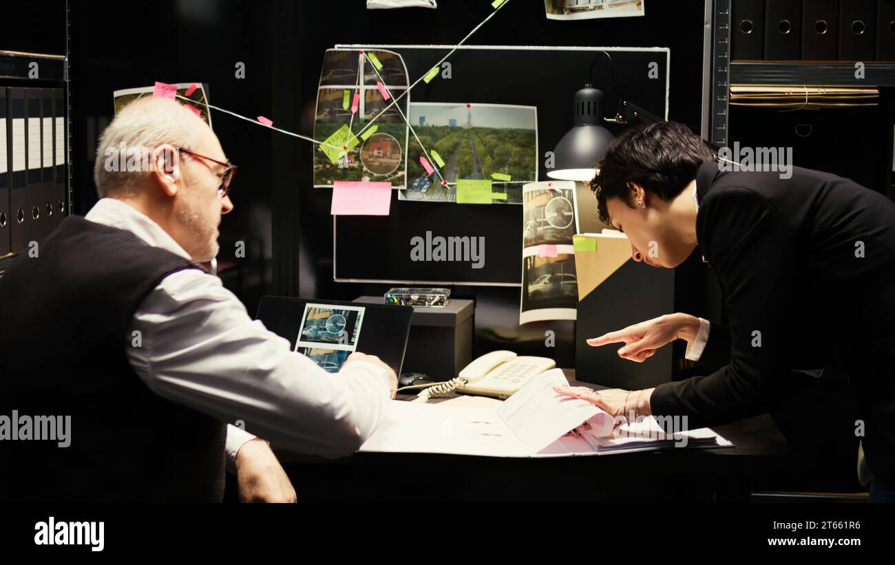 Experts team undertaking investigation with incriminating proof in ...