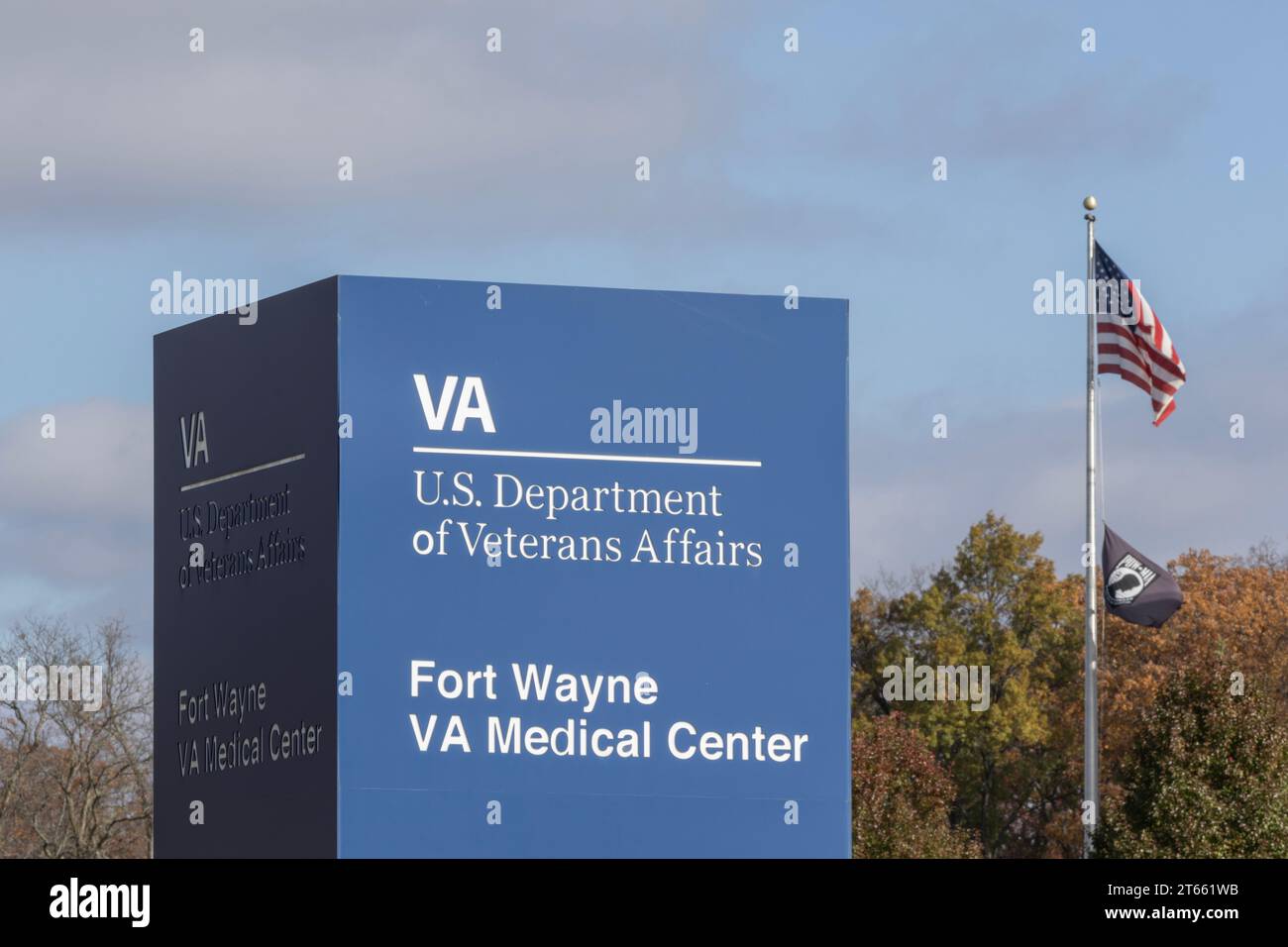 Ft. Wayne - November 7, 2023: U.S. Department of Veterans Affairs. The ...