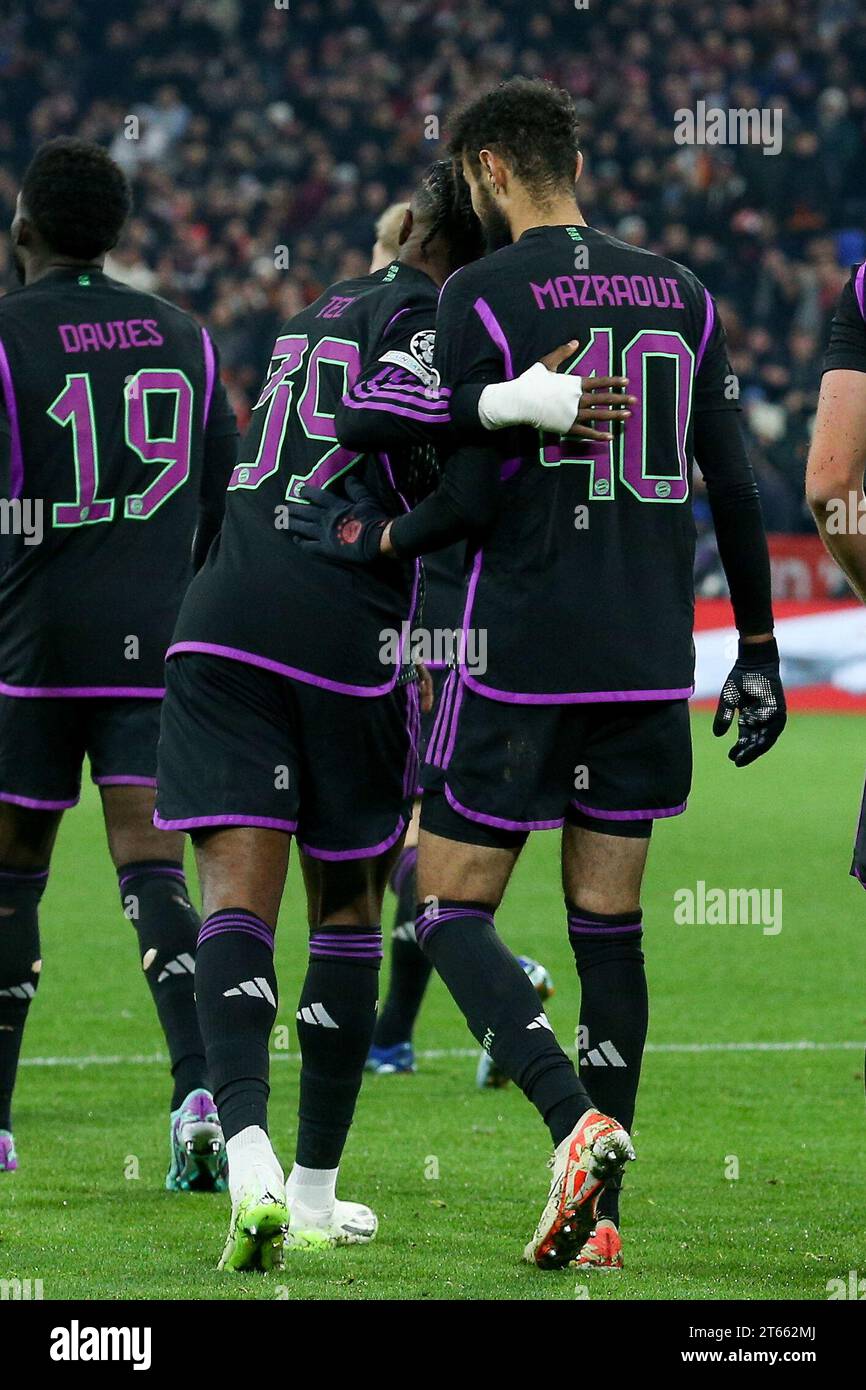 Munich, Germany. 08th Nov, 2023. Bayern Munich forward Mathys Tel (39 ...