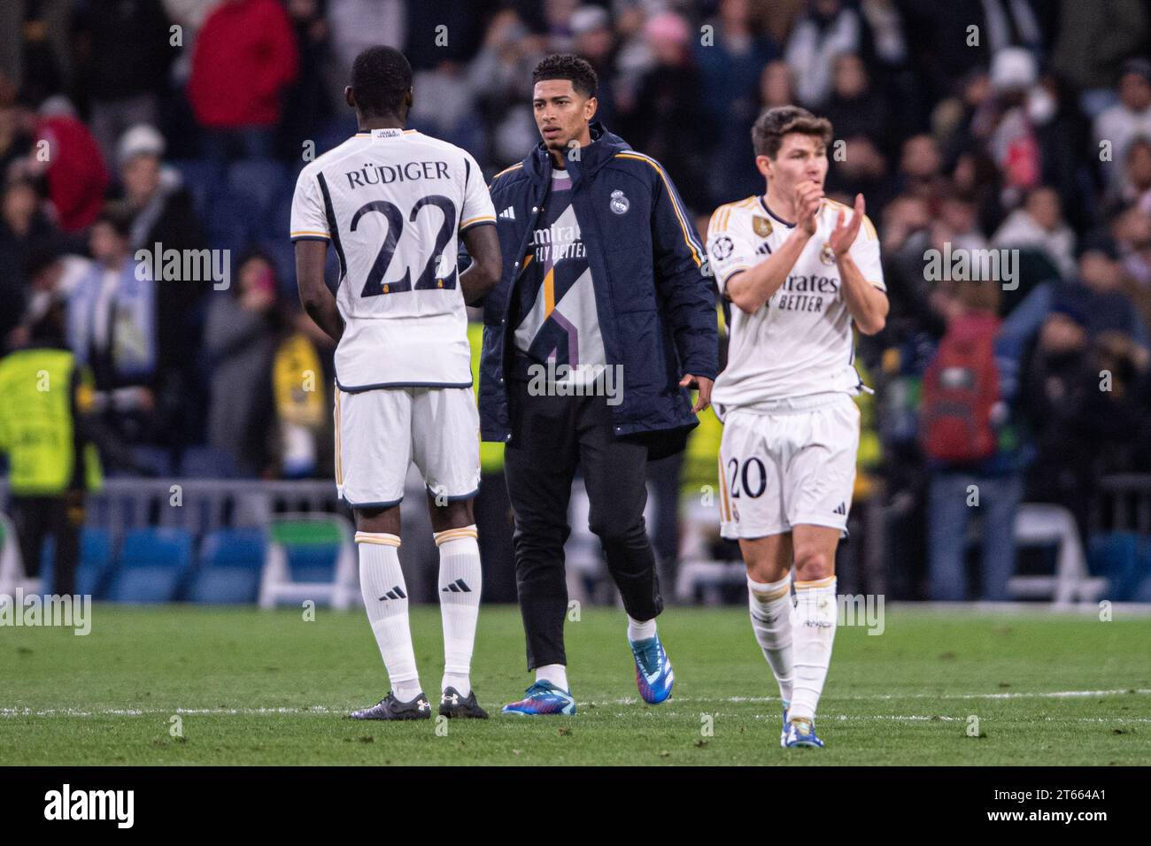 8th November 2023; Santiago Bernabeu Stadium, Madrid, Spain, Champions ...