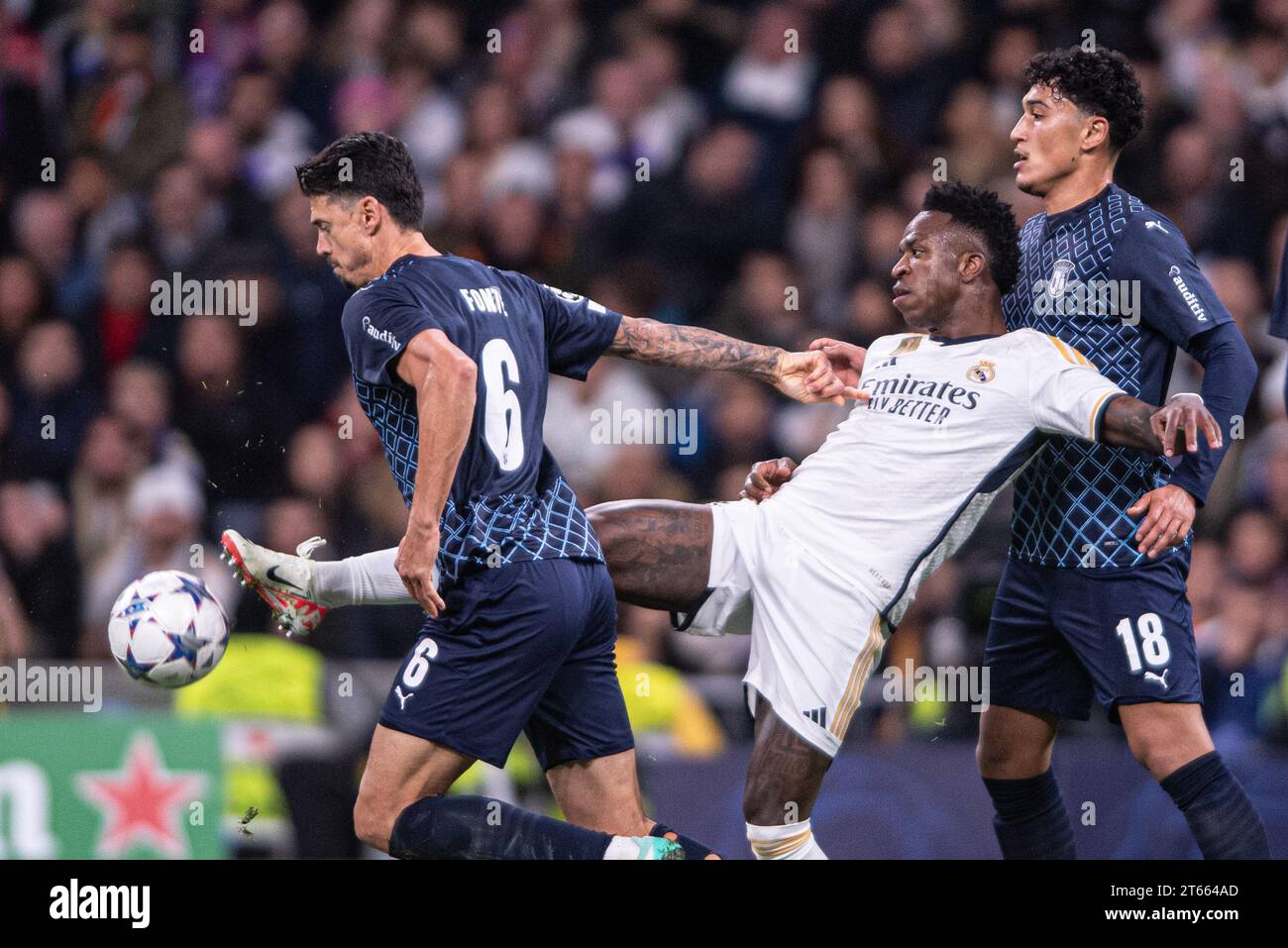 8th November 2023; Santiago Bernabeu Stadium, Madrid, Spain, Champions ...