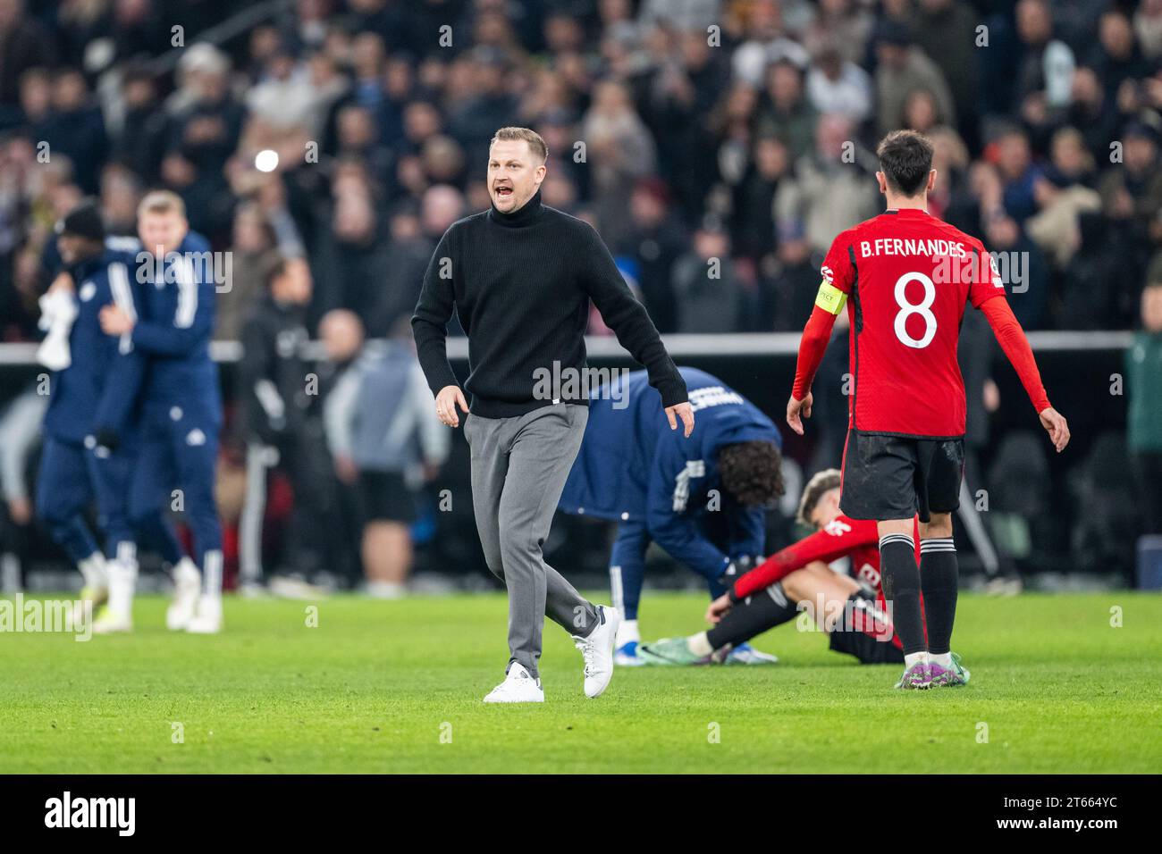 Copenhagen, Denmark. 08th Nov, 2023. Head coach Jacob Neestrup of FC ...