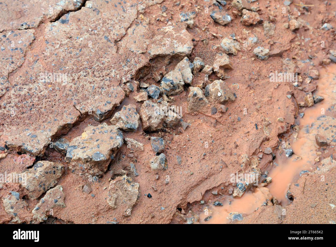 Broken ground, close-up photos Stock Photo - Alamy