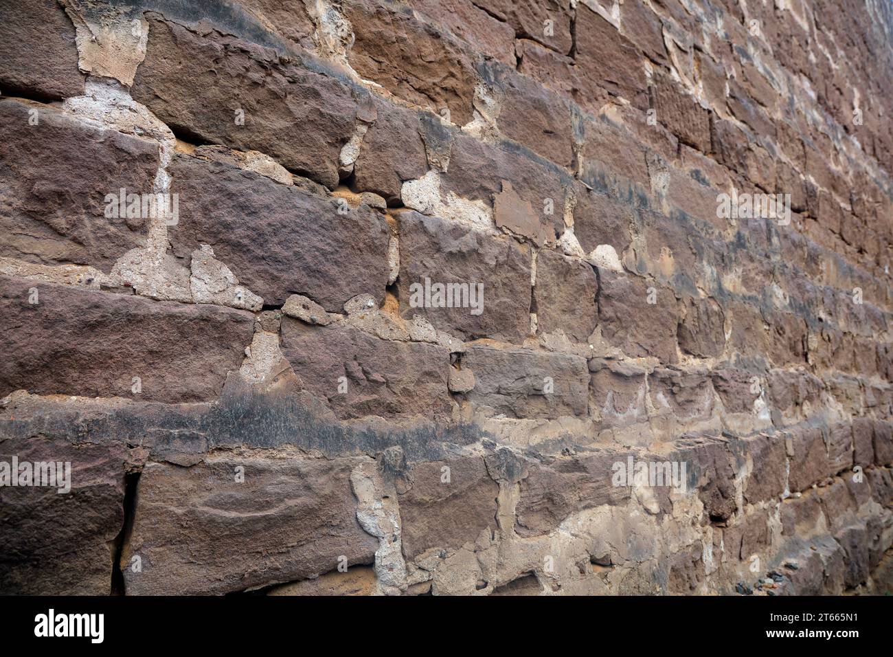 Rocky walls, old and broken Stock Photo - Alamy