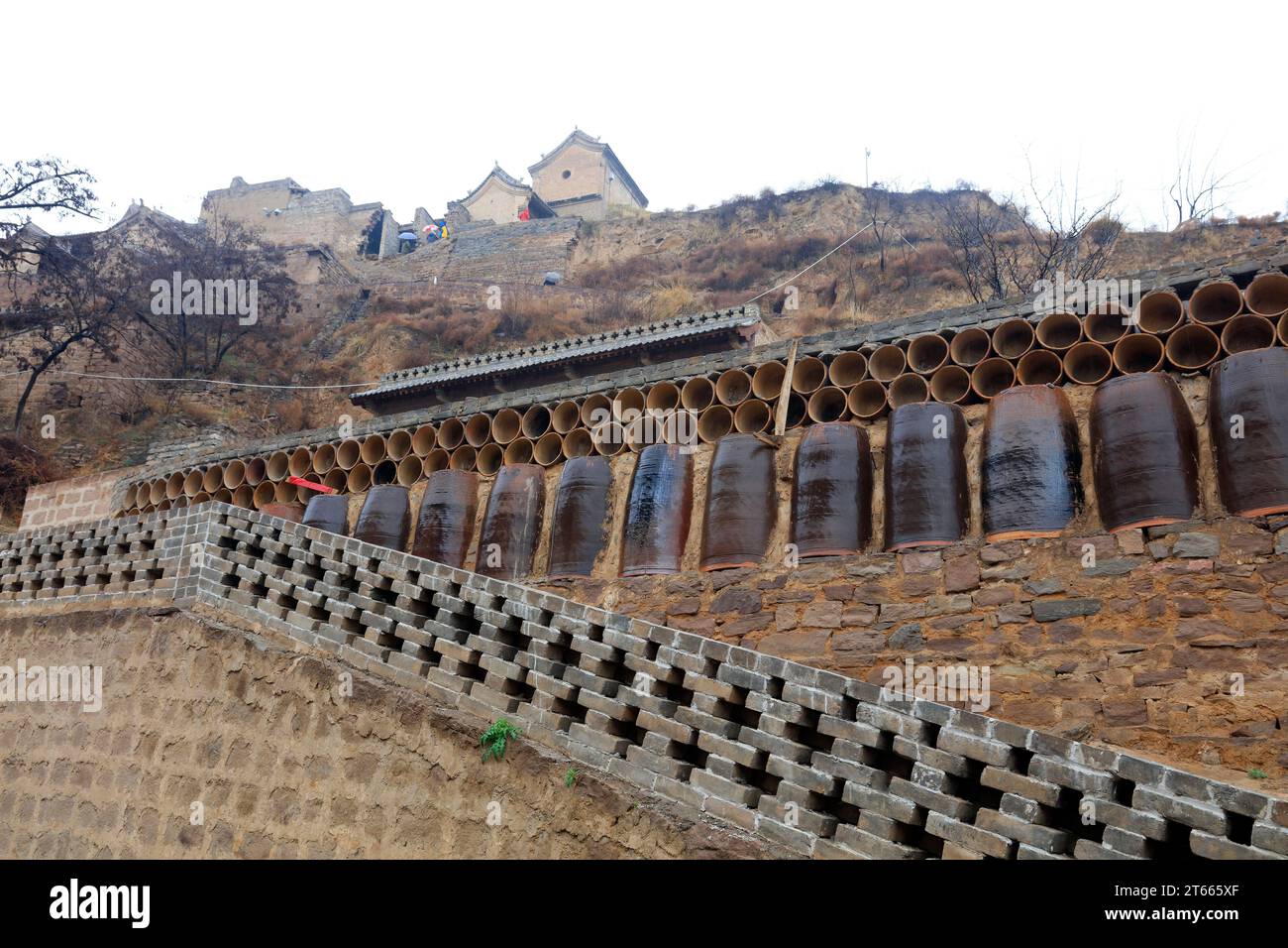 Texture Structure of Brick Wall, Ancient Chinese Architecture Stock ...