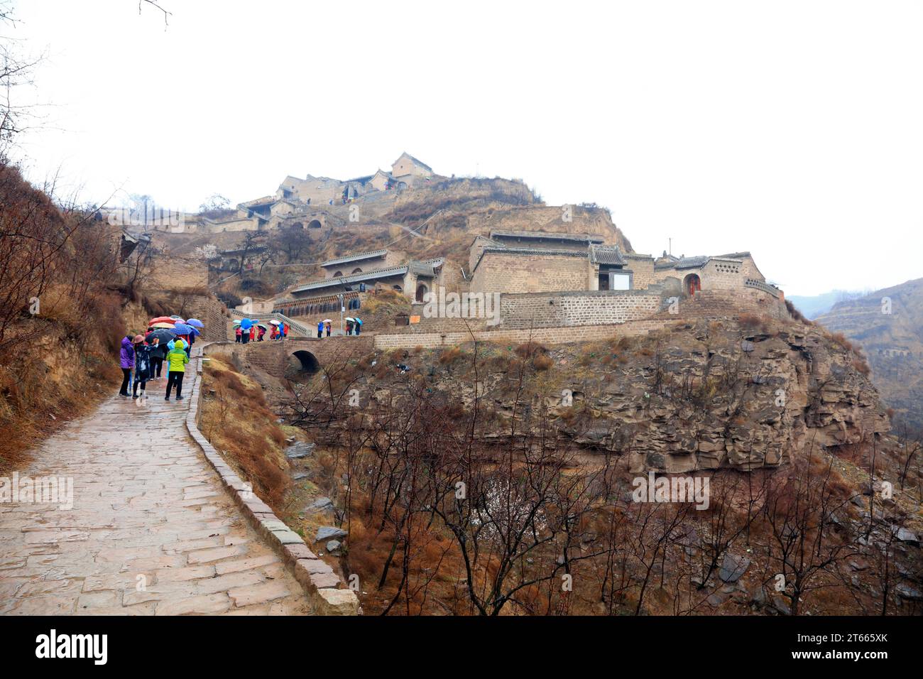 Shanxi Mountain Village Architectural Scenery in China Stock Photo - Alamy