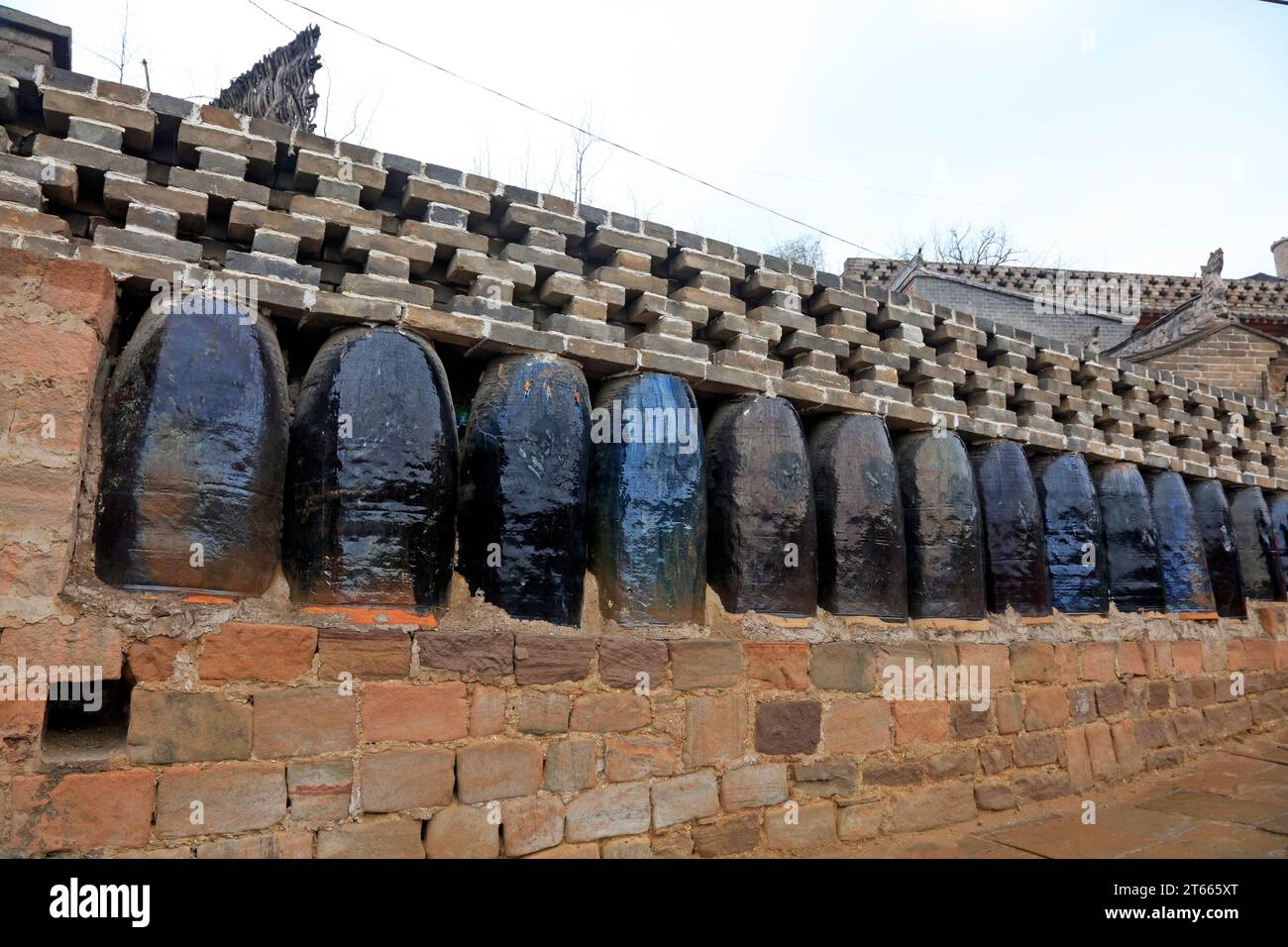 Texture Structure of Brick Wall, Ancient Chinese Architecture Stock ...