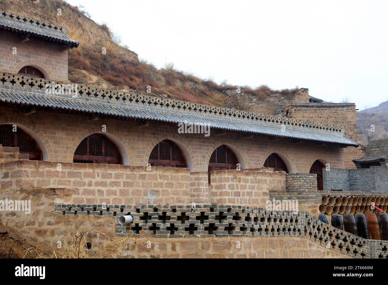 Shanxi Mountain Village Architectural Scenery in China Stock Photo - Alamy
