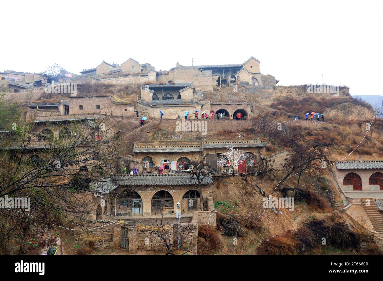 Shanxi Mountain Village Architectural Scenery in China Stock Photo - Alamy