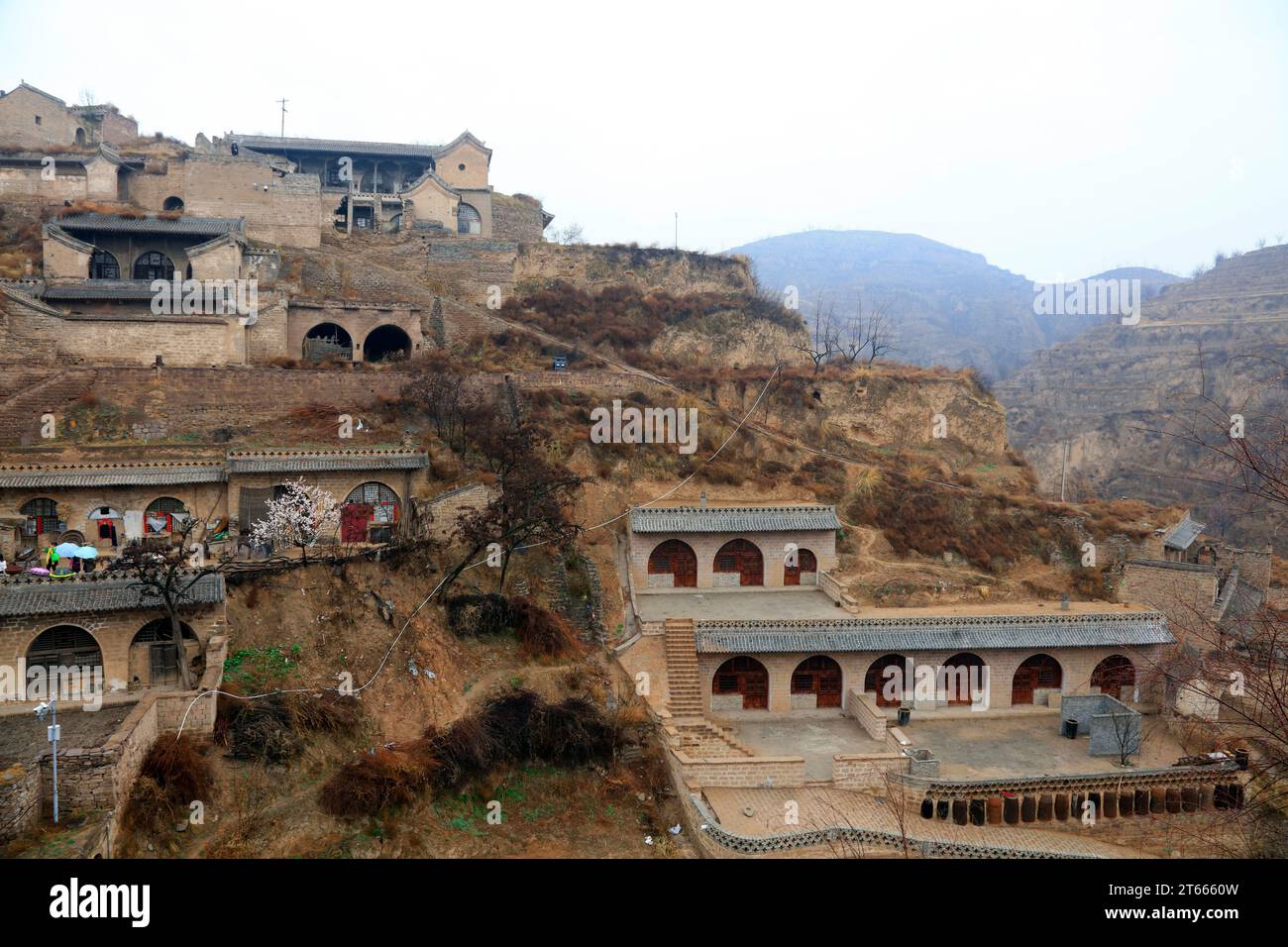 Shanxi Mountain Village Architectural Scenery in China Stock Photo - Alamy
