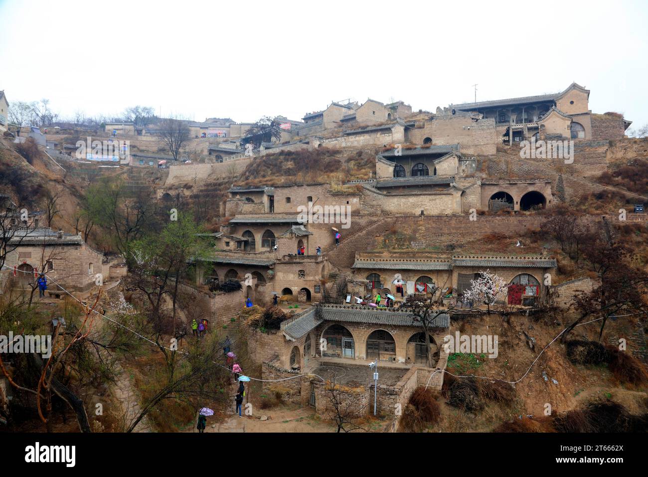 Shanxi Mountain Village Architectural Scenery in China Stock Photo - Alamy