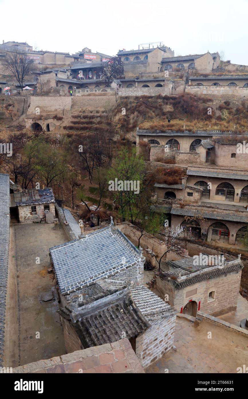 Shanxi Mountain Village Architectural Scenery in China Stock Photo - Alamy