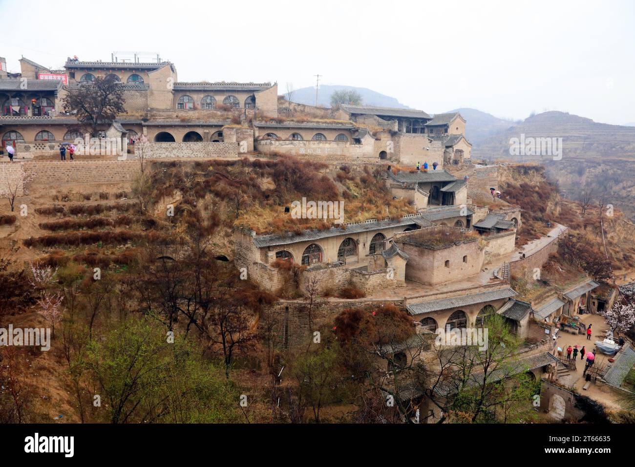 Shanxi Mountain Village Architectural Scenery in China Stock Photo - Alamy
