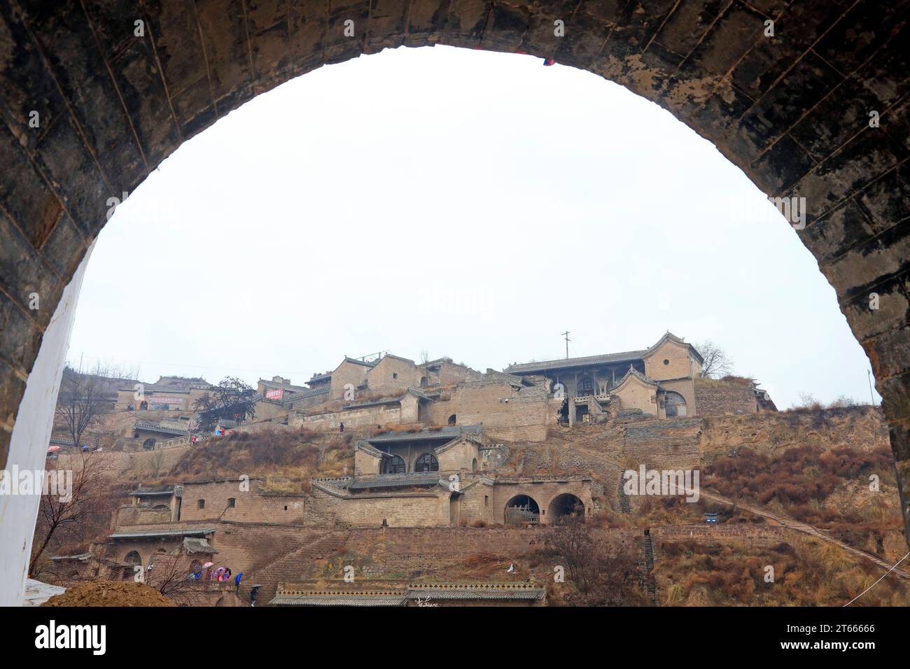 Shanxi Mountain Village Architectural Scenery in China Stock Photo - Alamy