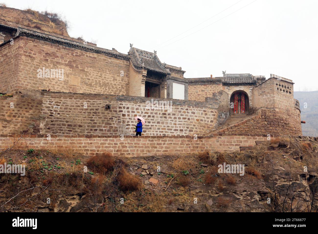 Shanxi Mountain Village Architectural Scenery in China Stock Photo - Alamy