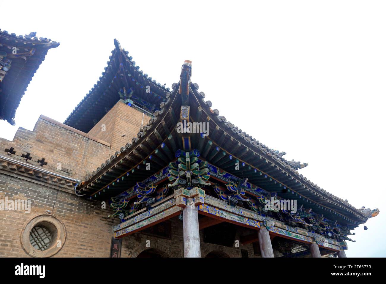 Architectural Landscape of Ancient City Buildings in China Stock Photo ...