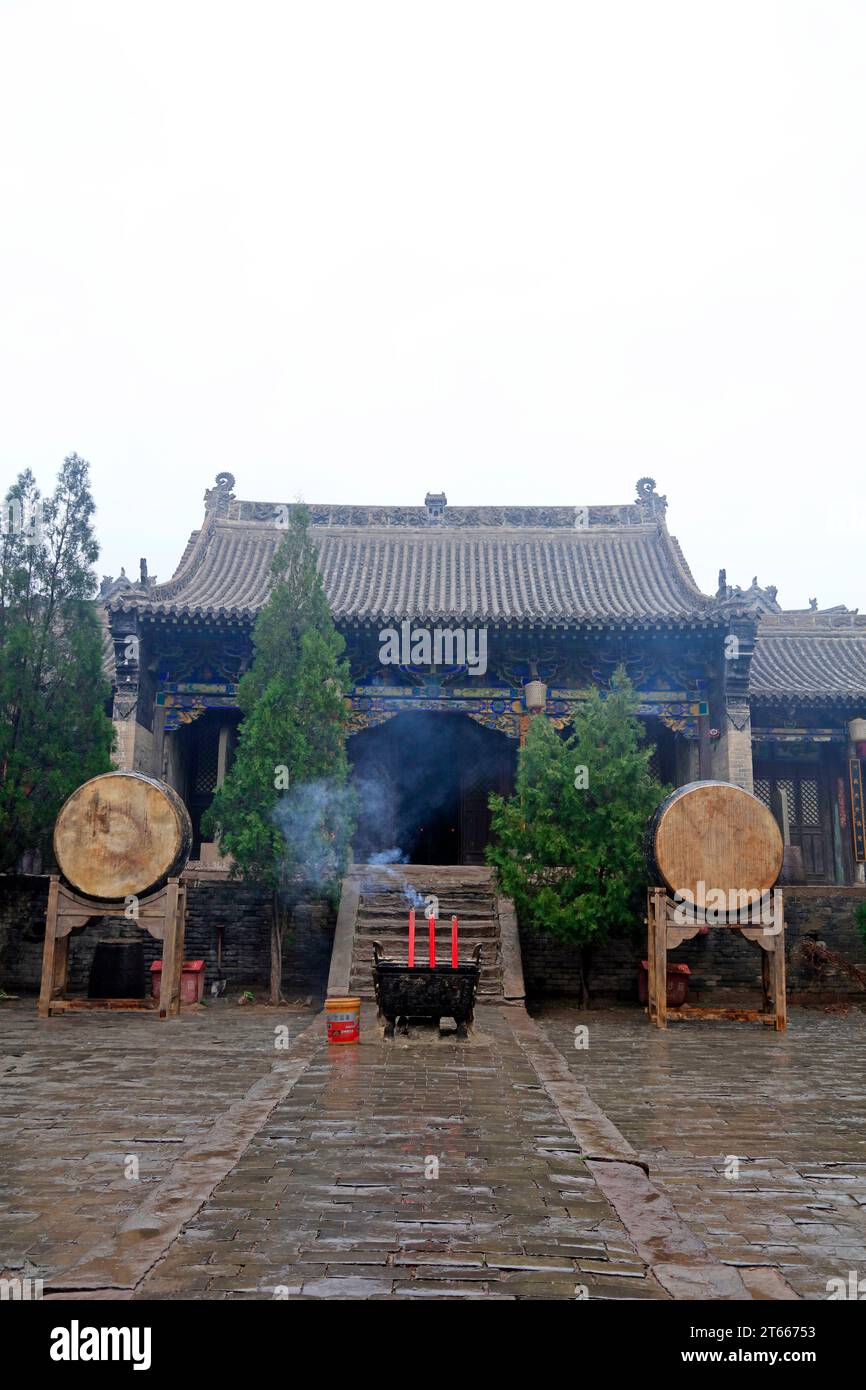 Architectural Scenery of Ancient Chinese Temples Stock Photo - Alamy