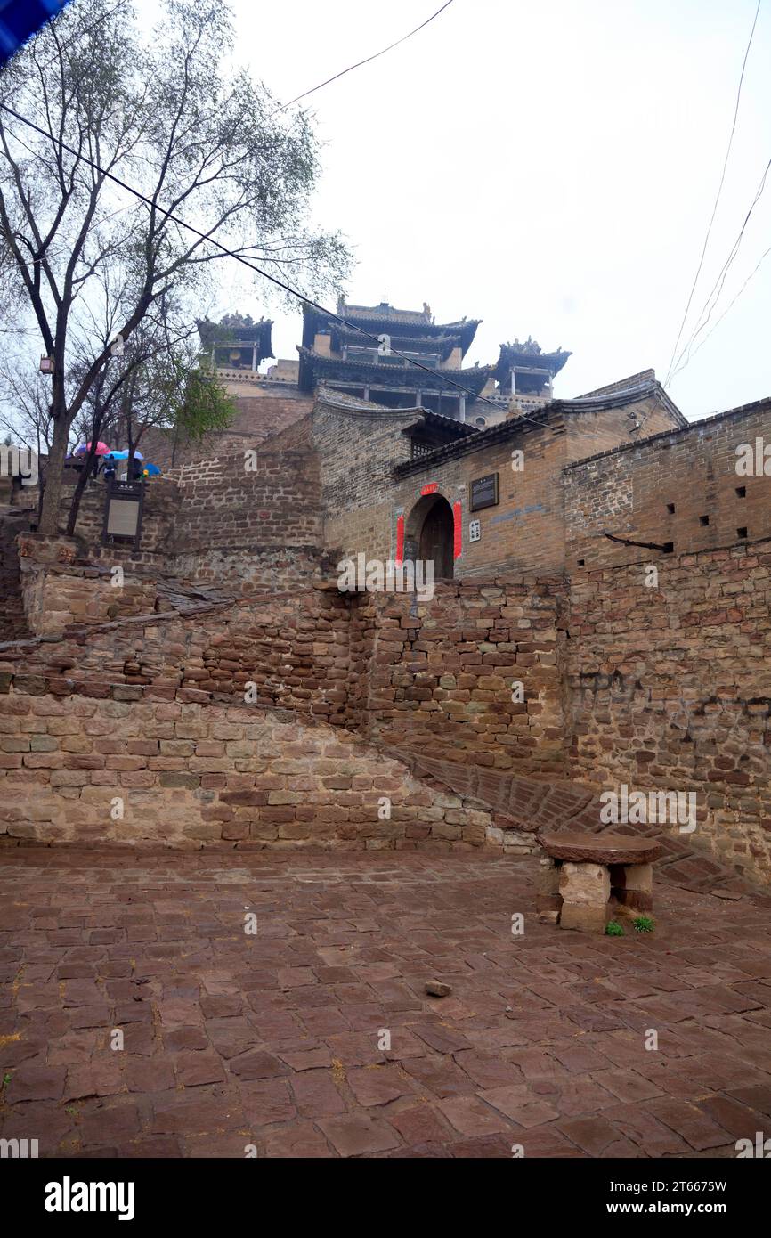 Architectural Scenery of Ancient Chinese Temples Stock Photo - Alamy