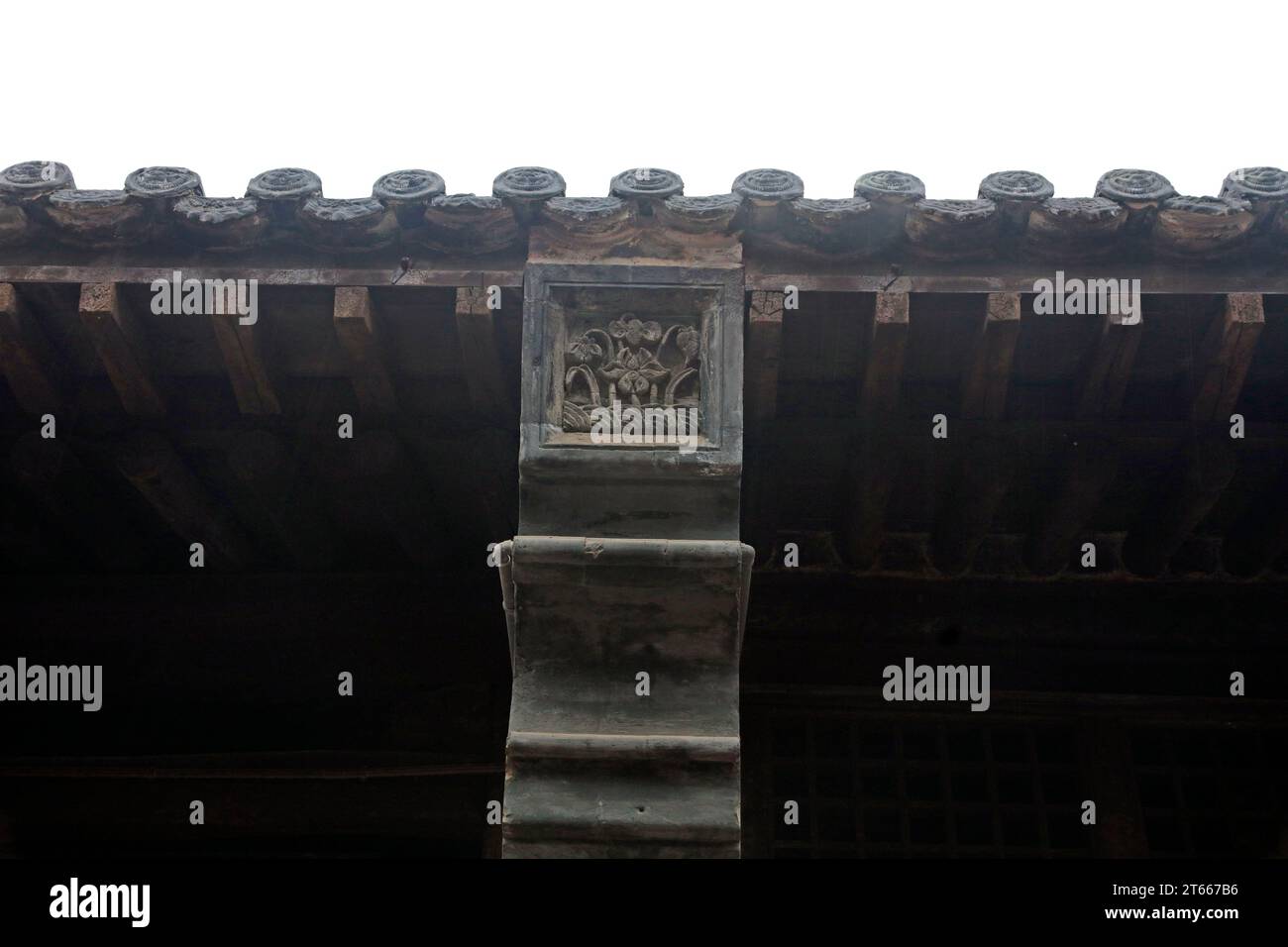 Chinese traditional eaves architectural landscape Stock Photo - Alamy