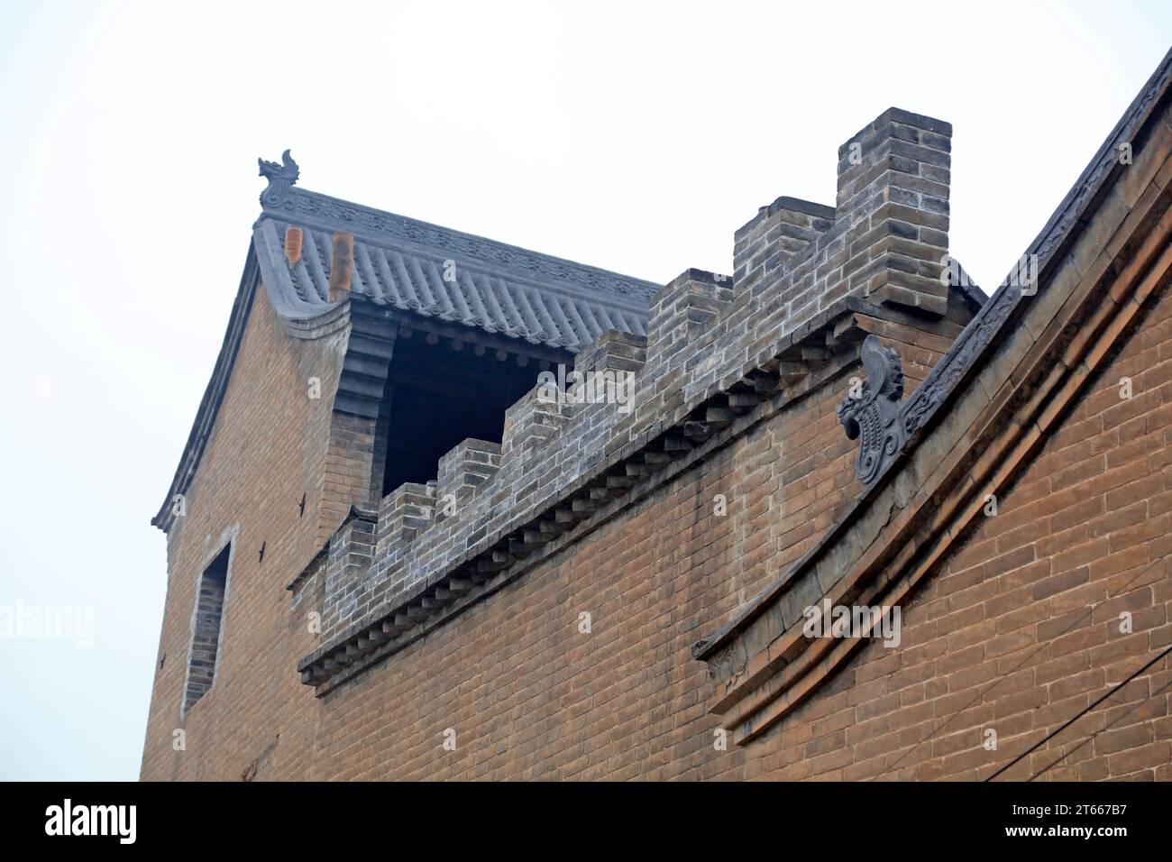 Chinese traditional eaves architectural landscape Stock Photo - Alamy