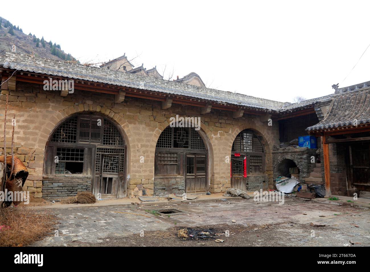 Rural Rural Courtyards, China Stock Photo - Alamy