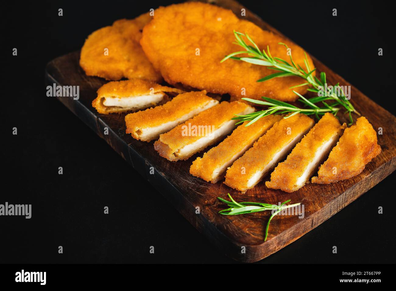 Semi-finished Chicken Breaded Fillet,Schnitzel.Chicken breaded ...