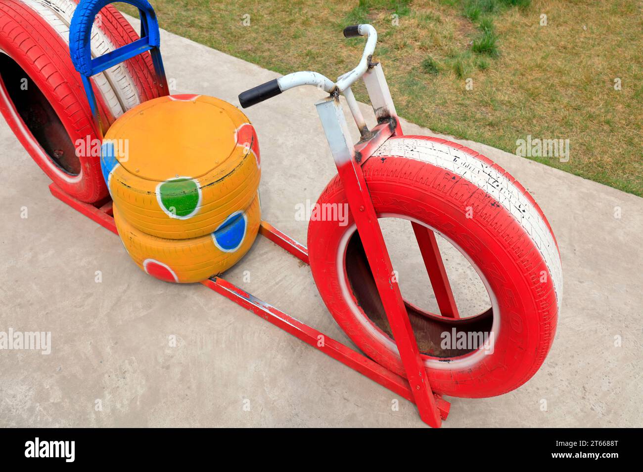 Car tires cartoon images Stock Photo - Alamy