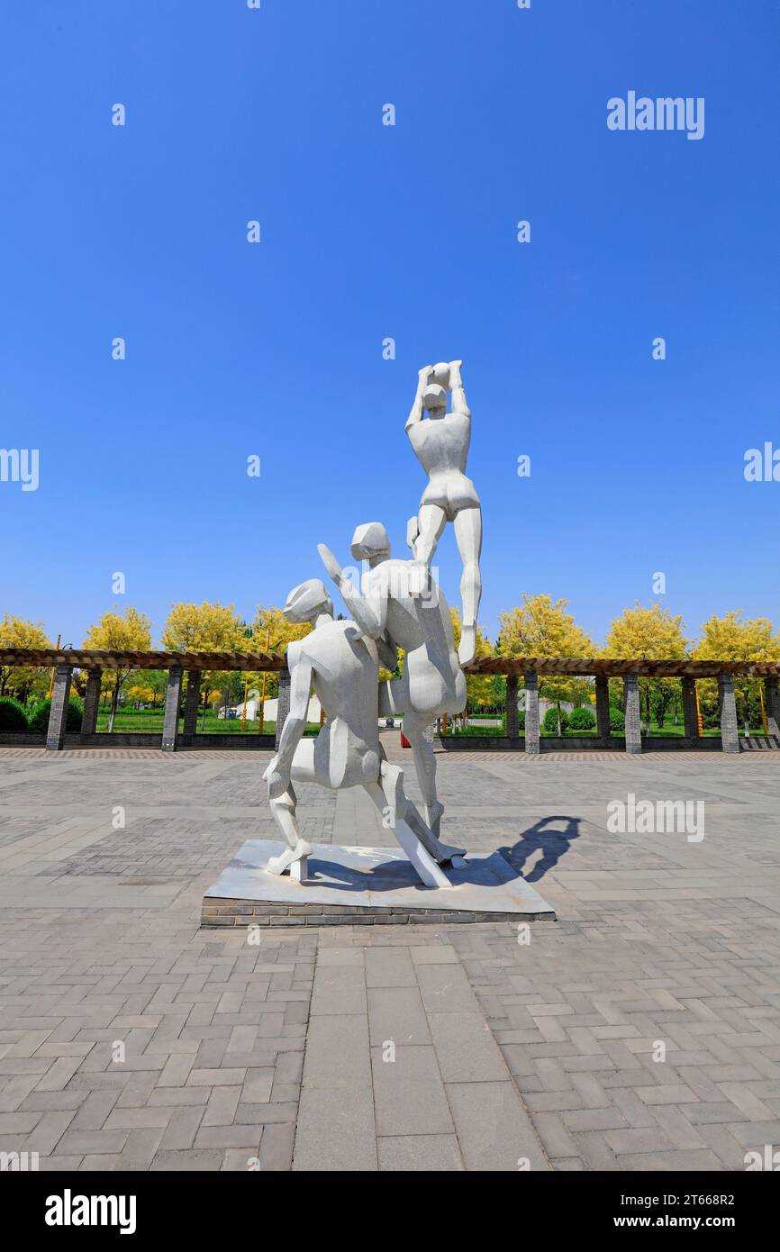 Volleyball statue hi-res stock photography and images - Alamy