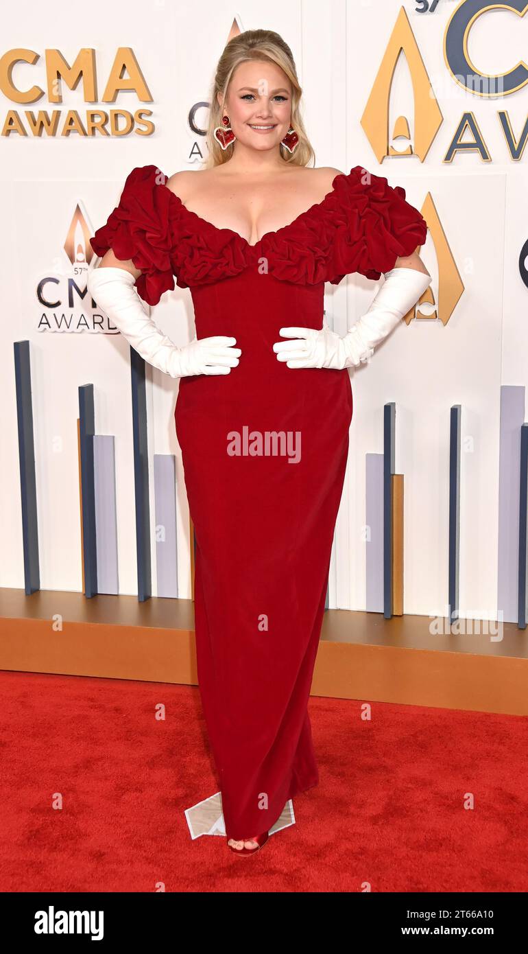 Nashville, USA. 08th Nov, 2023. Hailey Whitters arriving to the 57th ...