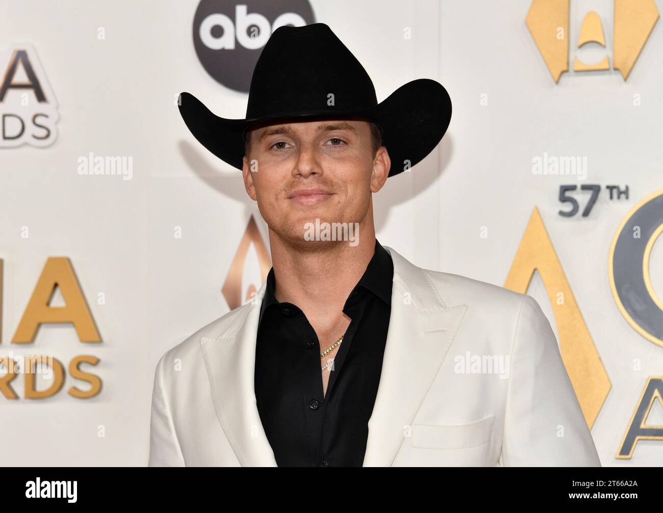 Patrick McCollum arrives at the 57th Annual CMA Awards on Wednesday ...