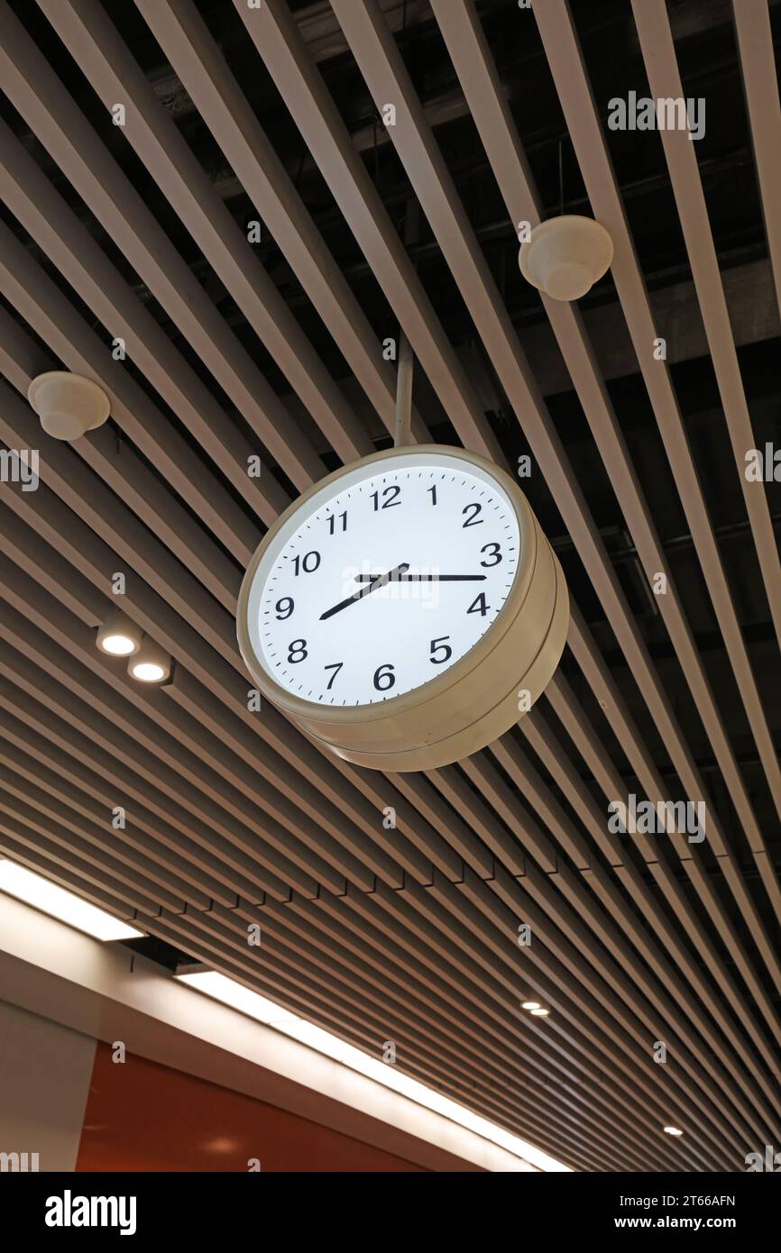 Clocks and watches for metro stations Stock Photo - Alamy
