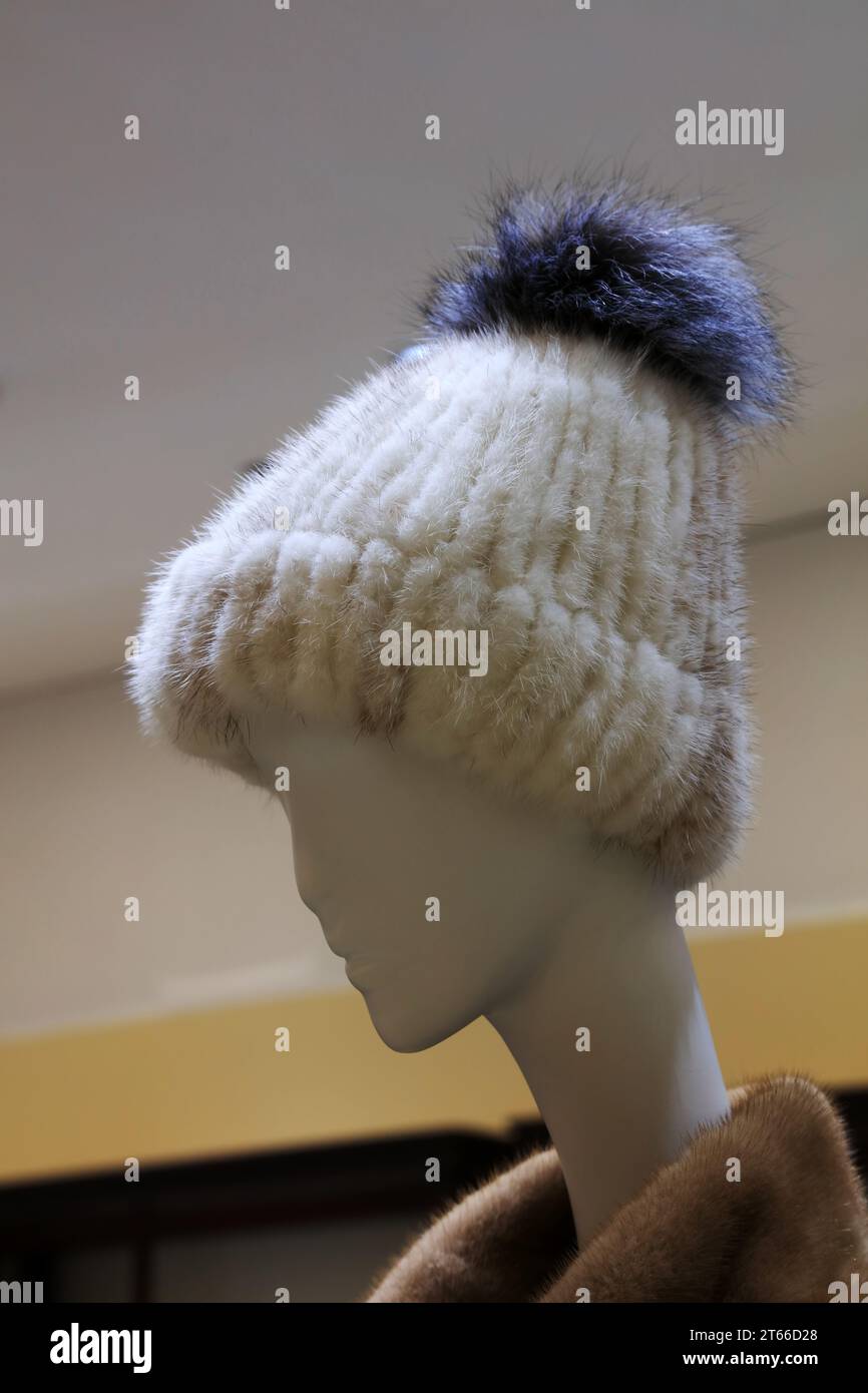Female model in a shop Stock Photo - Alamy