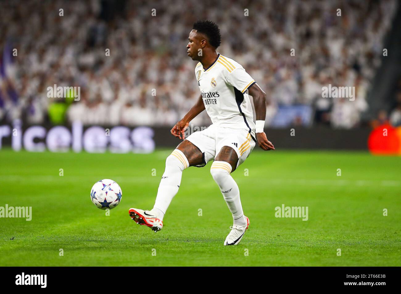 Madrid, Spain. 09th Nov, 2023. Real Madrid´s Vini Jr. in action during ...
